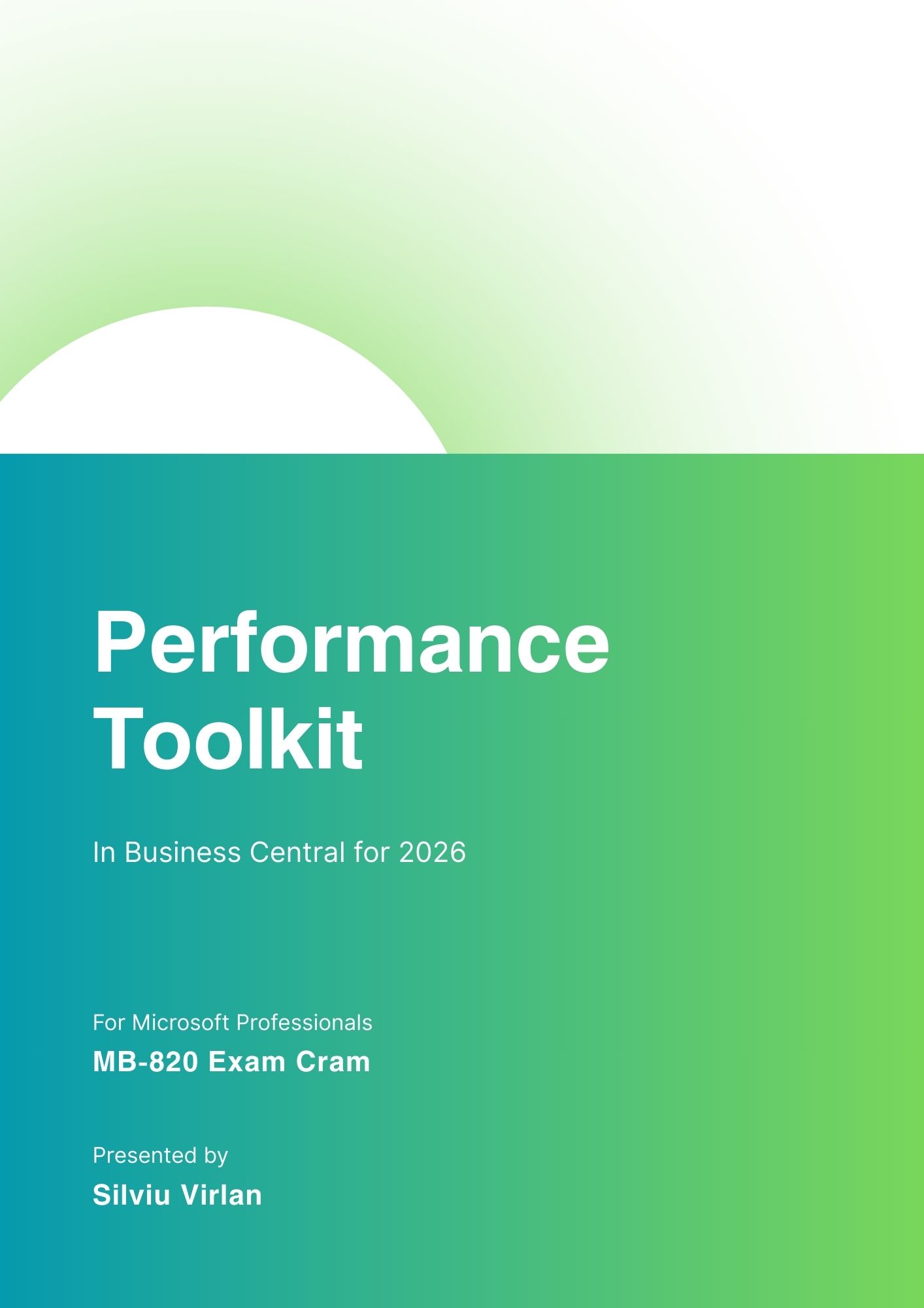 Announcing: MB-820 Exam Cram Book #3 – Business Central Performance ...